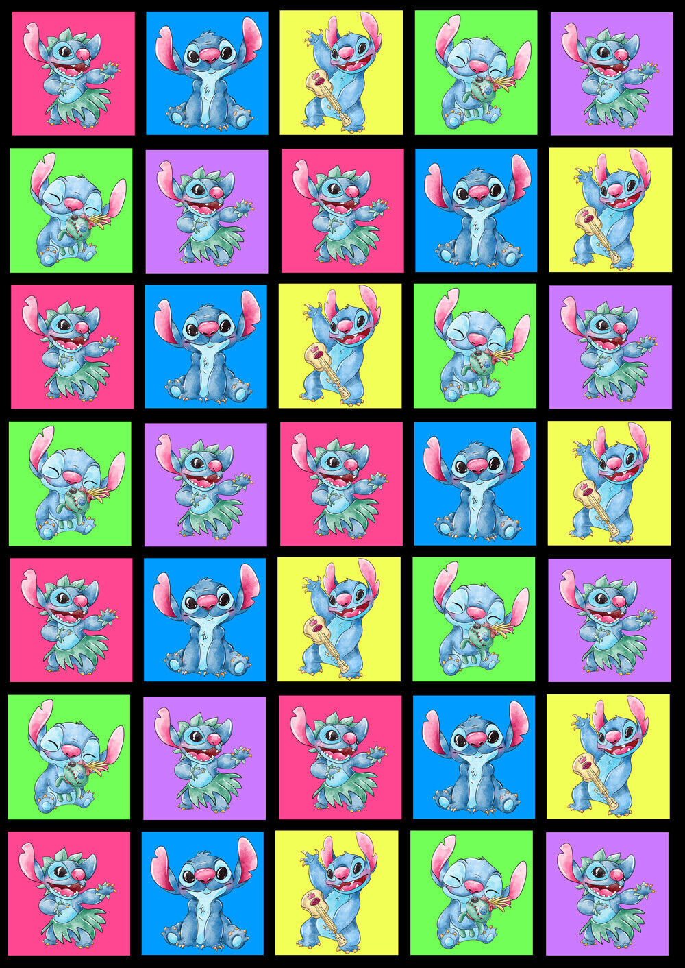 DISNEY STITCH Gift Wrap - Lilo & Stitch Wrapping Paper - 2 x A2 Sheets ...