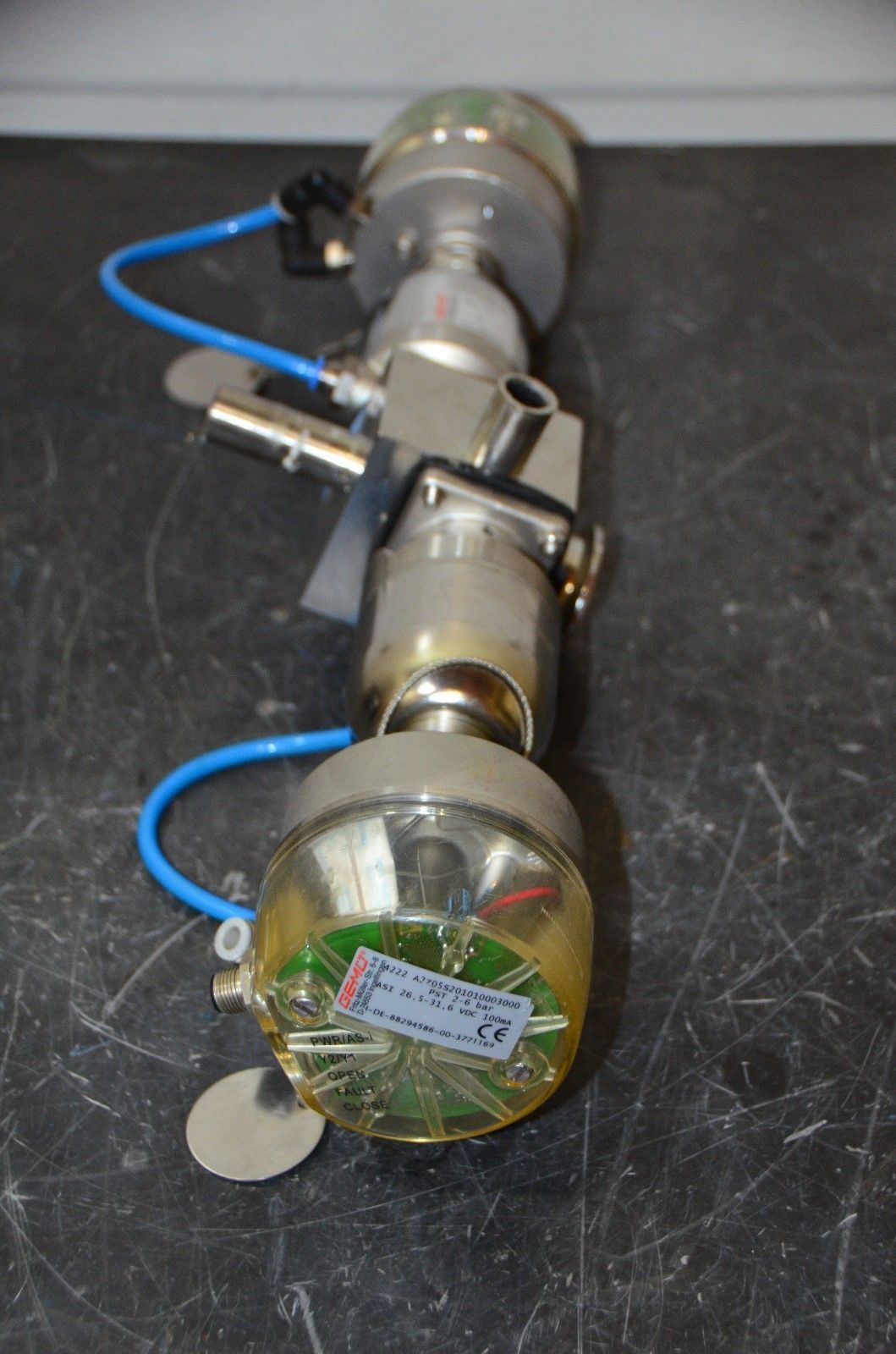 GEMU 650 Multi-Port Diaphragm Valve 3/4" BWxBW 1.5" TC / 4222 Position ...