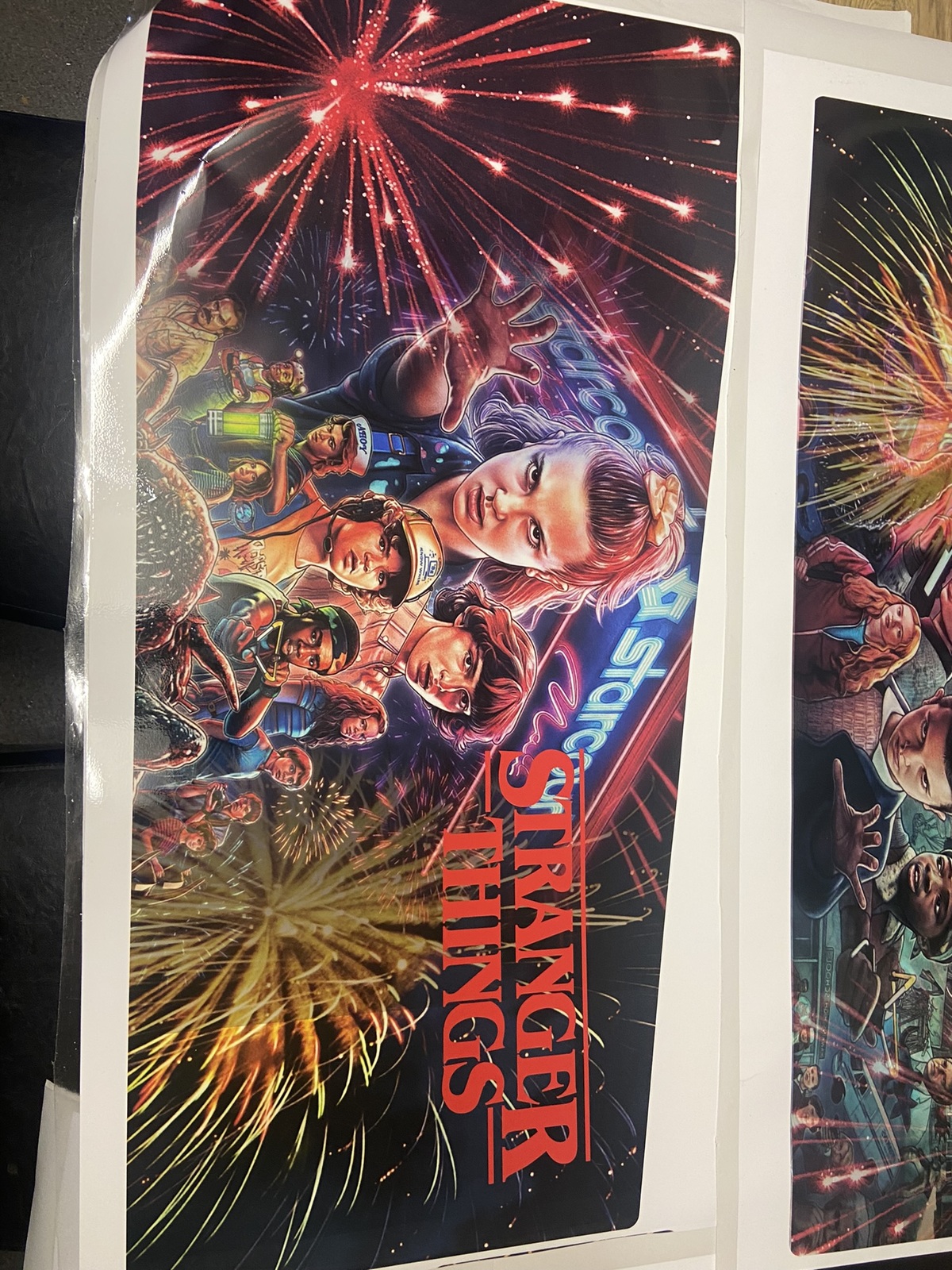 Stranger Things Arcade1up Pinball Design and 50 similar items