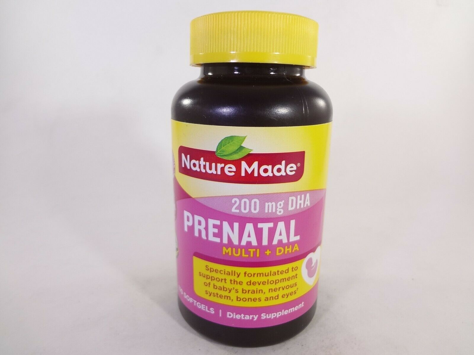 Nature Made Prenatal Multi Dha 200 Mg Dha 110 Softgels Out Of Box