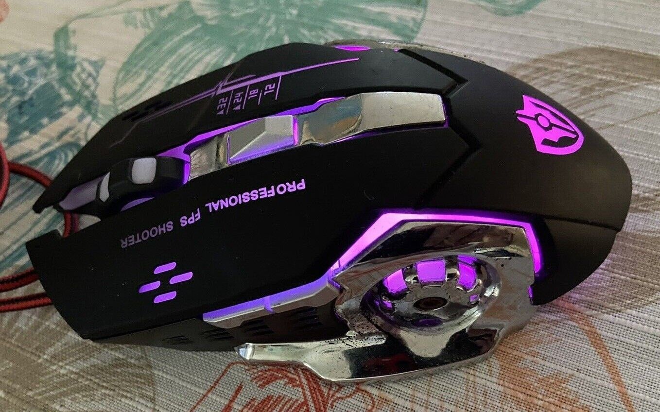 Professional FPS Shooter Wired Gaming Mouse Backlit - Mice, Trackballs ...