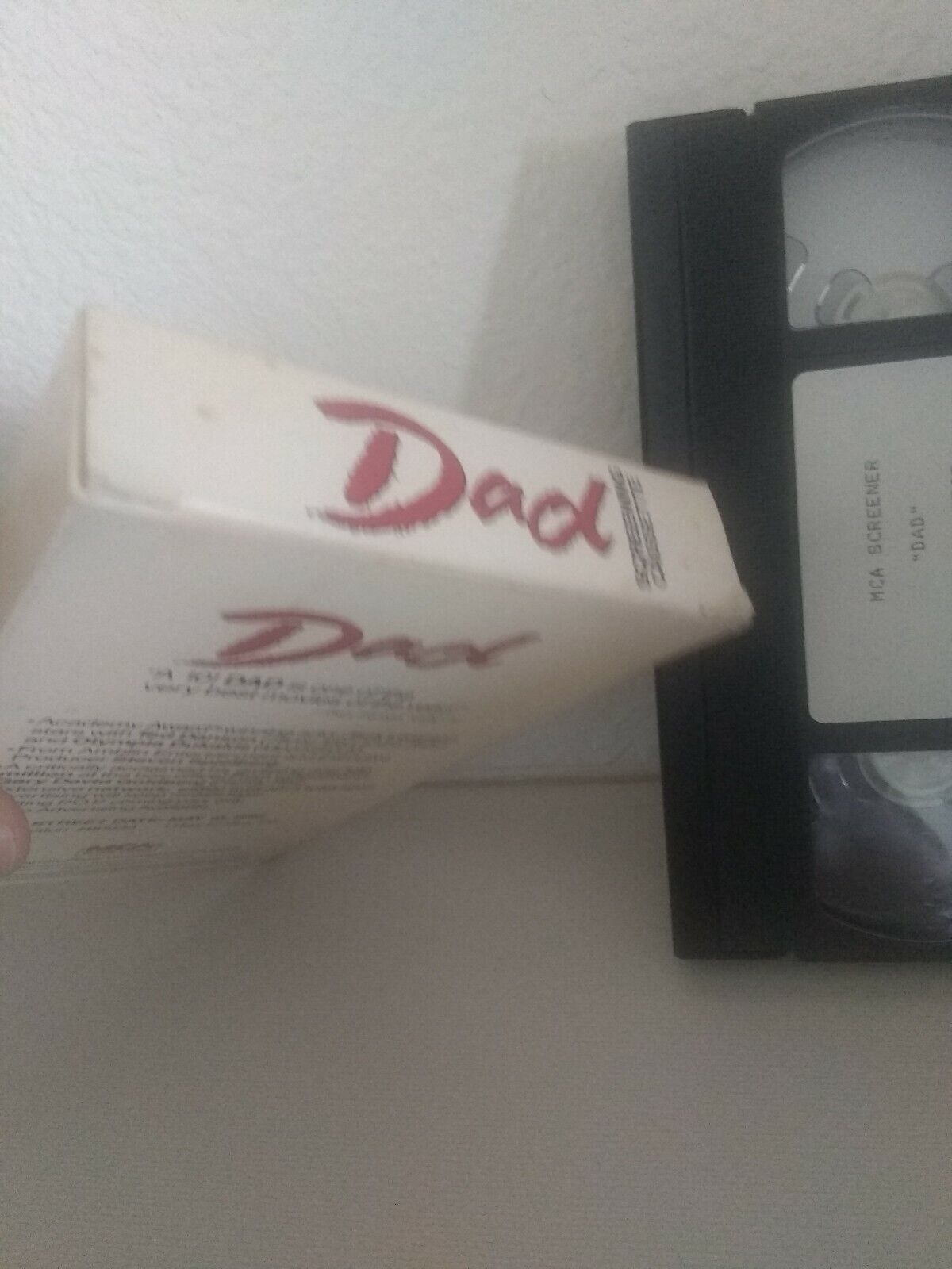 Dad VHS VCR Tape Movie Screener Promo Jac Lemmon, Ted Danson, Ethan ...