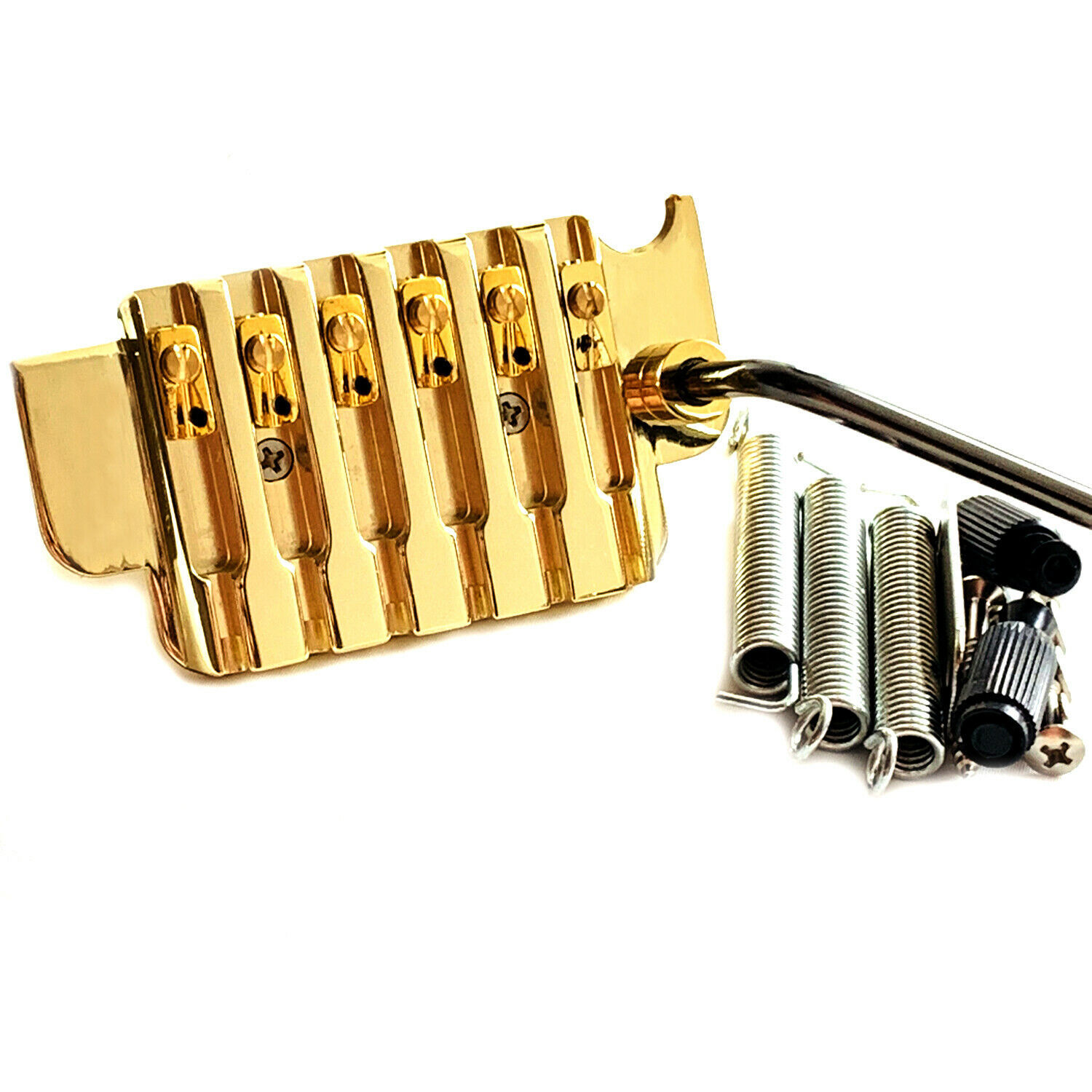 Non-locking Tremolo Bridge with brass block and brass saddle - Bridges