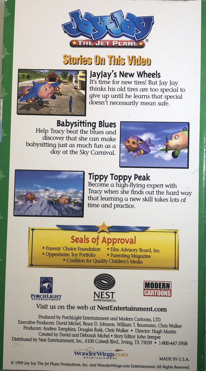 Jay Jay The Jet Plane “Tippy Toppy Peak”(Vhs and similar items