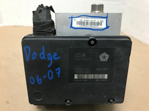 ABS Anti Lock Brake Pump Module 2006 2007 Dodge Charger 2.7 V6 | 25. ...