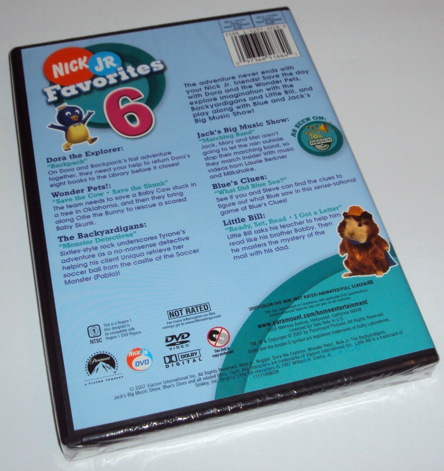 Nick Jr. Favorites Vol. 6 Six Nickelodeon (DVD NEW) Blue's Clues, Dora ...