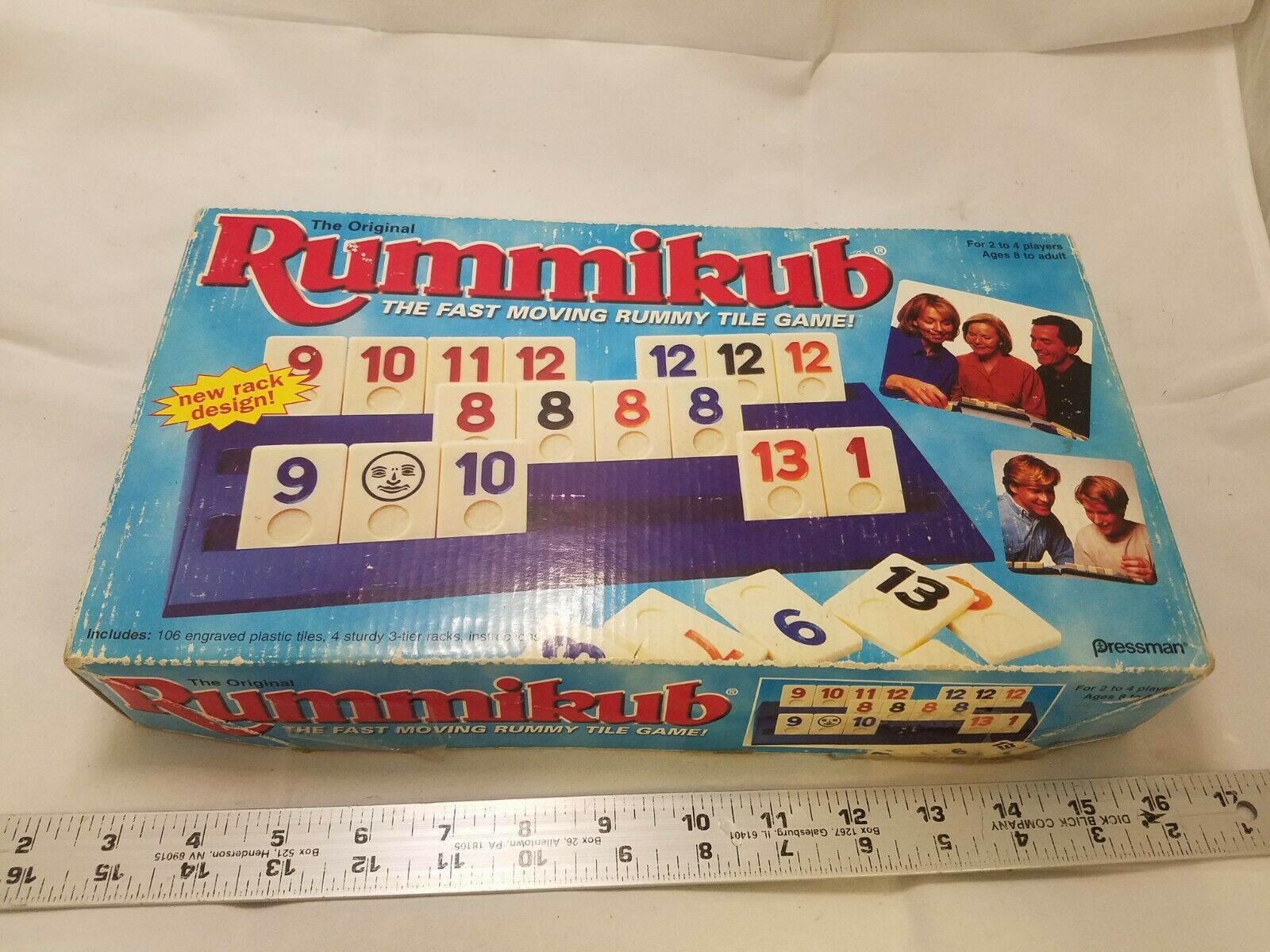 Vintage RUMMIKUB Original Rummy Tile Game 1997 Pressman Complete ...