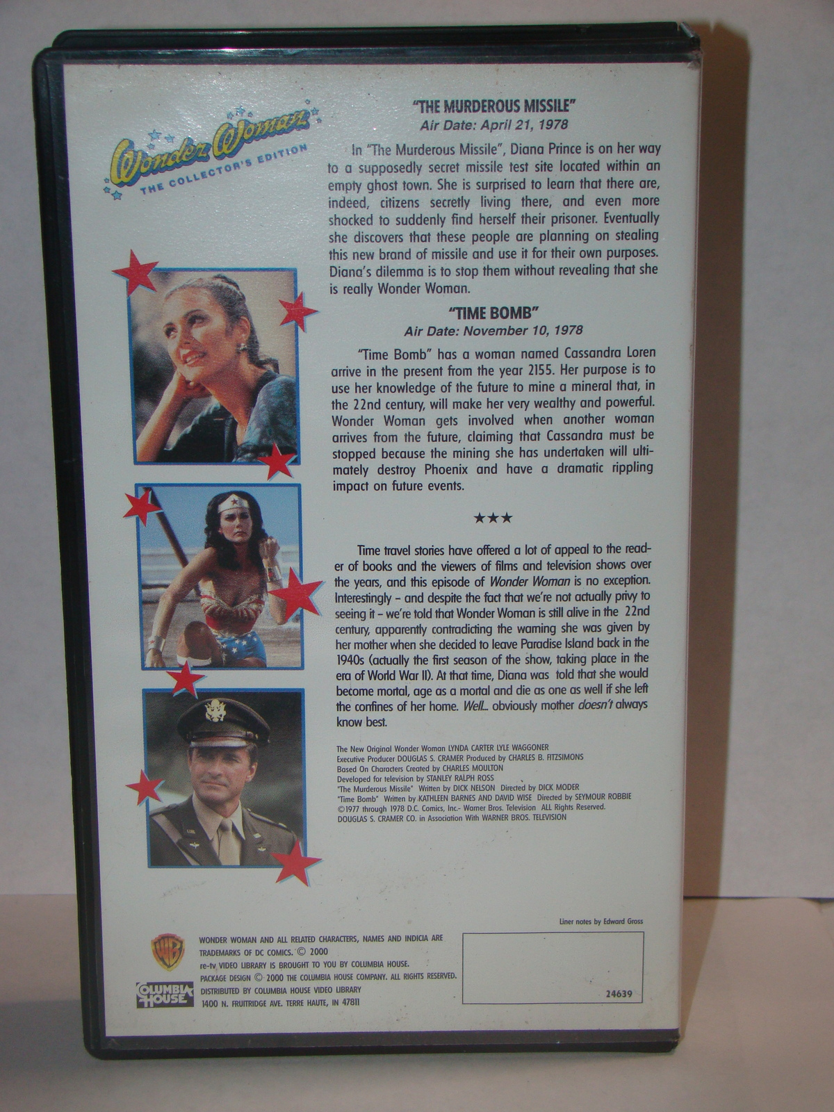 Wonder Woman - THE COLLECTOR'S EDITION - "THE MURDEROUS MISSILE" "TIME ...