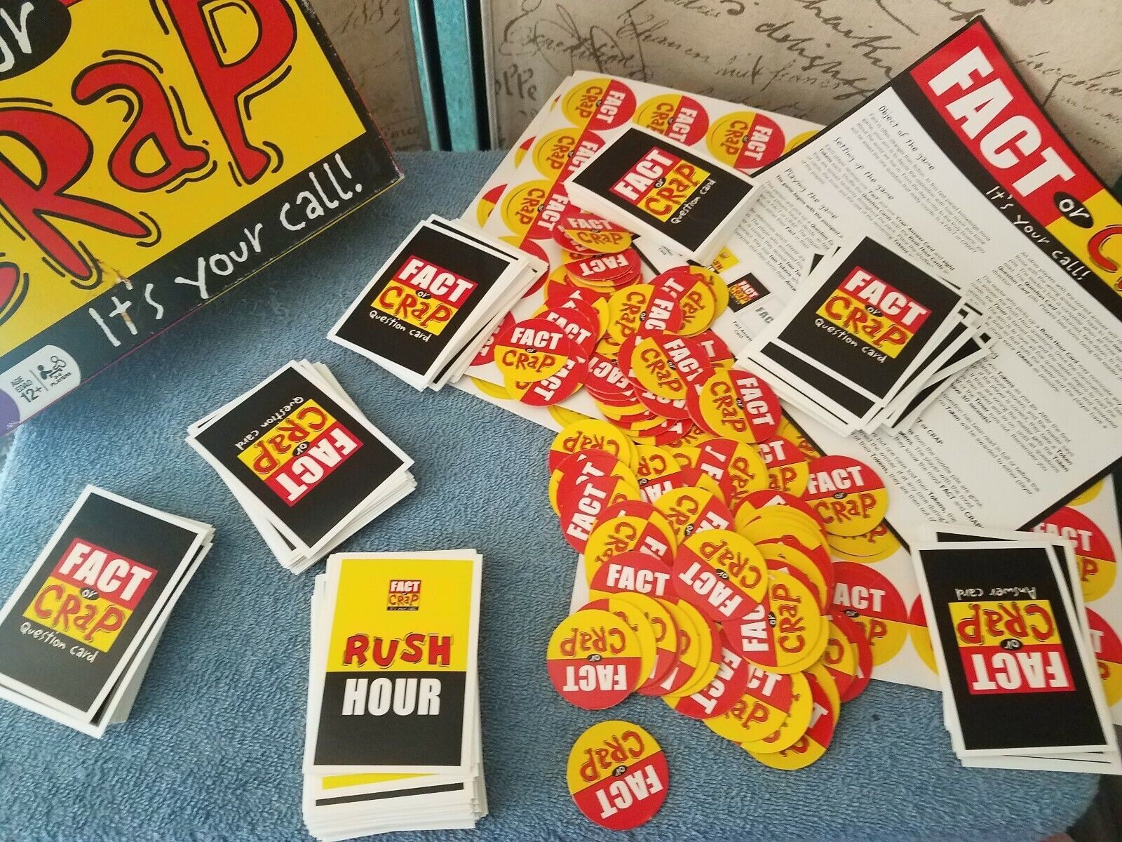 Fact Or Crap It's Your Call Board Game Imagination Family Fun Team ...