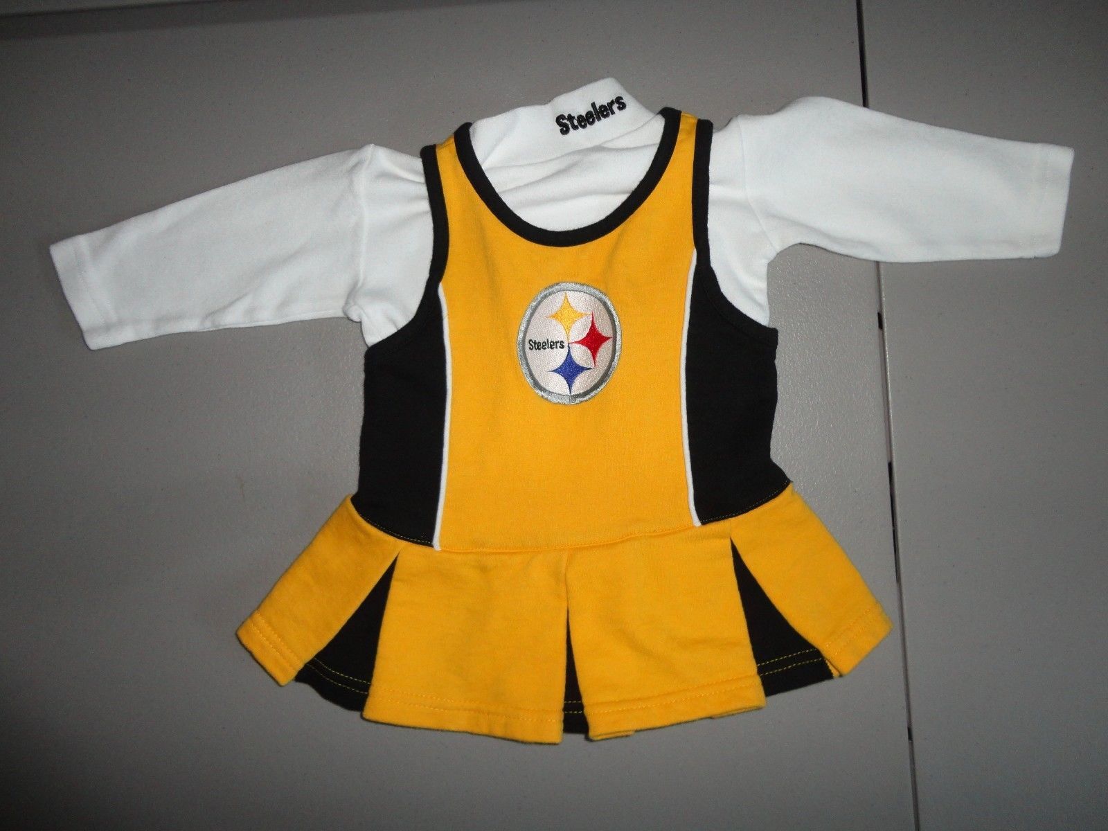 Pittsburgh Steelers NFL Football Girls Sewn 2 Piece Cheerleader Outfit ...