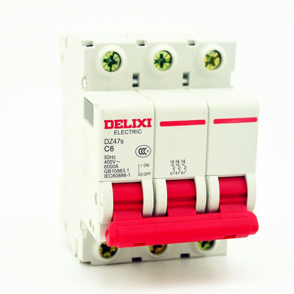 AC 230V/400V 1A-63A 6000A 1P/2P/3P/4P MCB and similar items