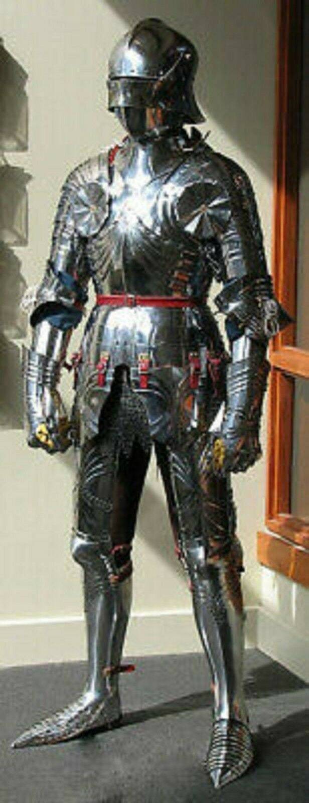 Gothic Black Medieval Armor Suit Battle 15th Century German Wearable ...