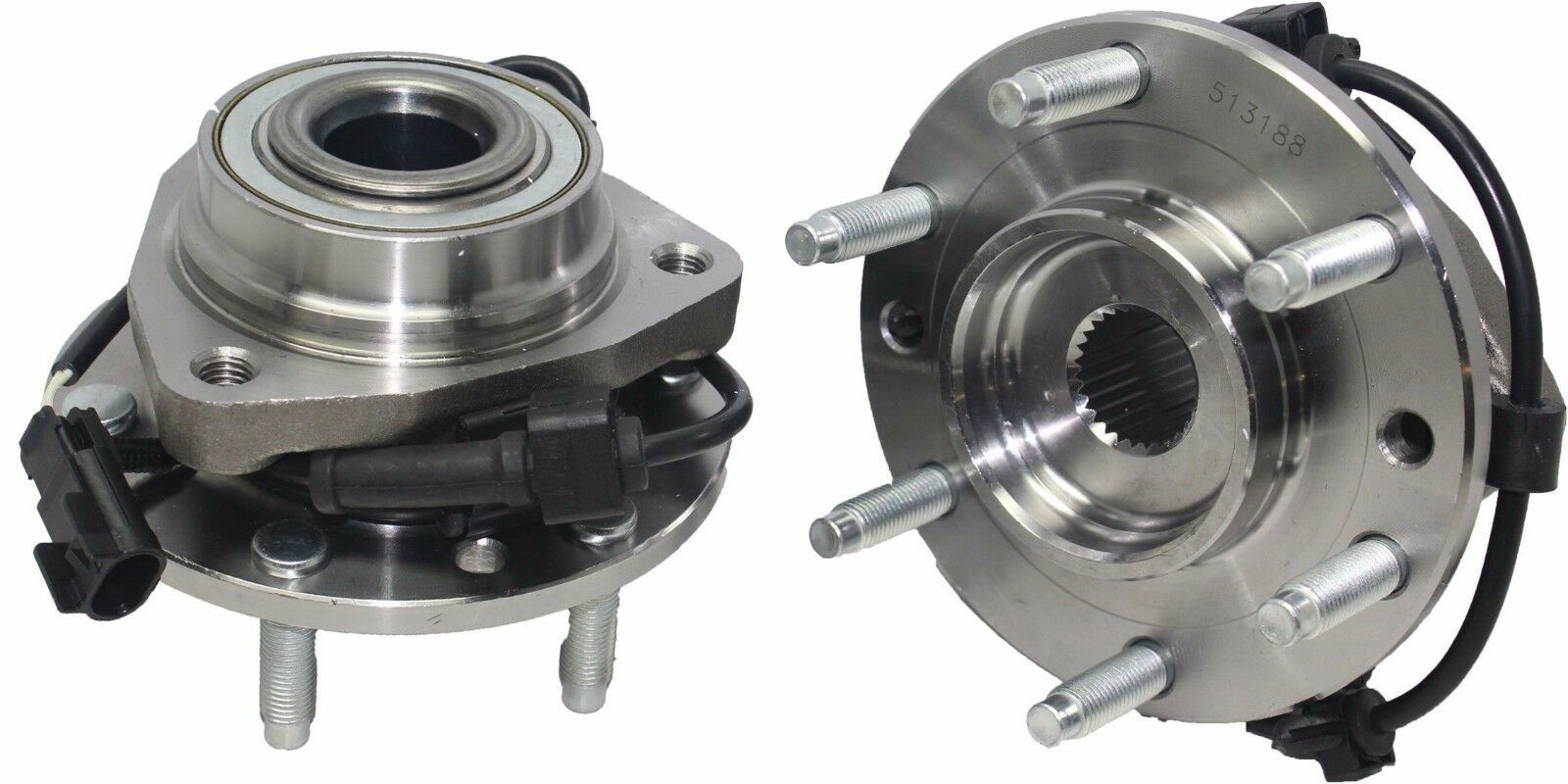 NEW 2 Front Wheel Bearing & Hub ABS 6 Lug for CHEVY TRAILBLAZER ENVOY ...