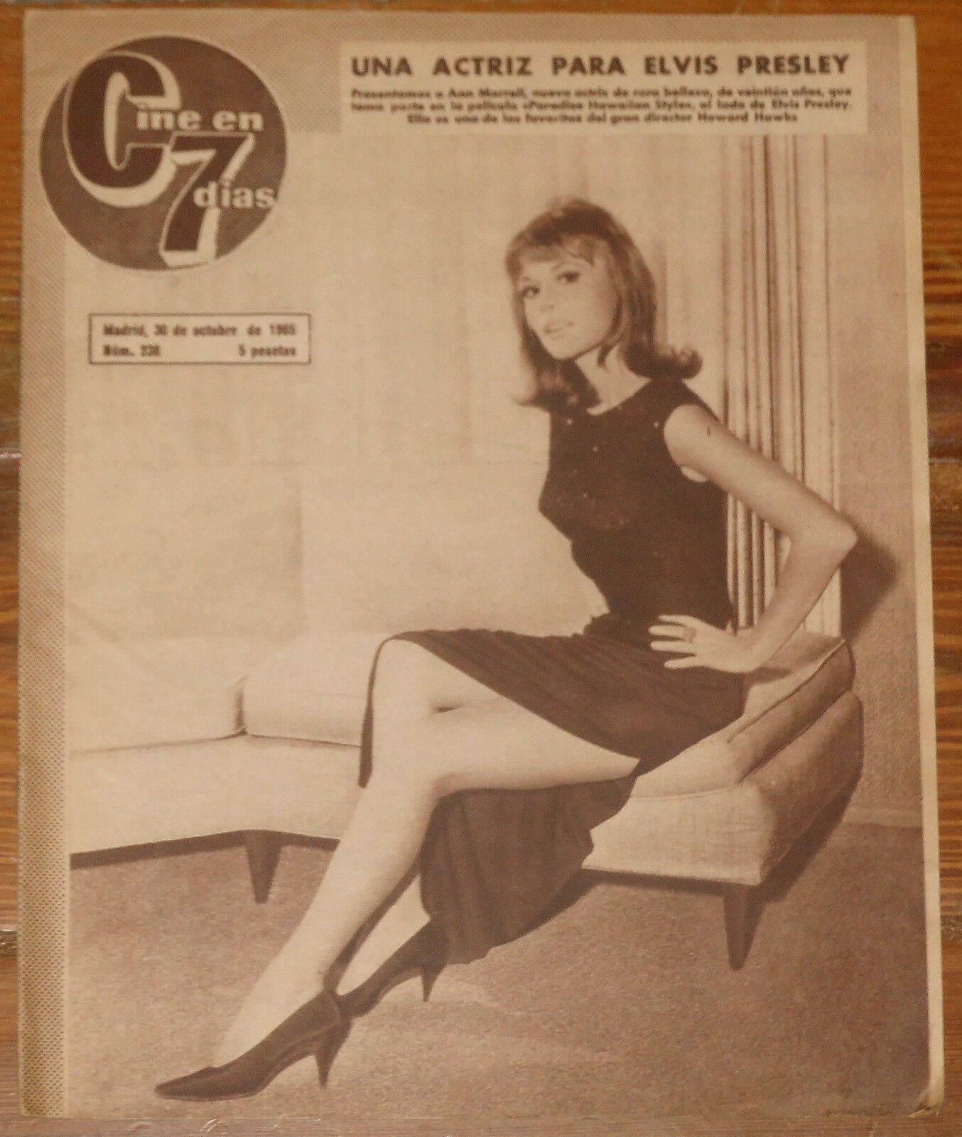 Cine en 7 dias #238 1965 ann morrell ursula andress marisol ana beaver ...