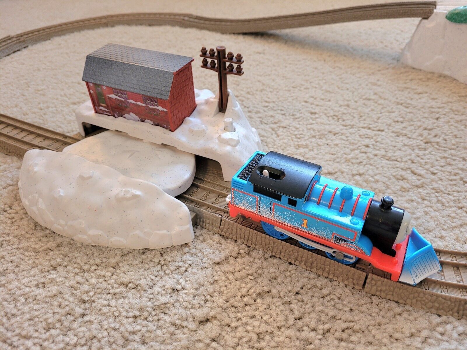 Thomas Trackmaster Snow Storm Adventure Complete 2009 Rare Toys R Us ...
