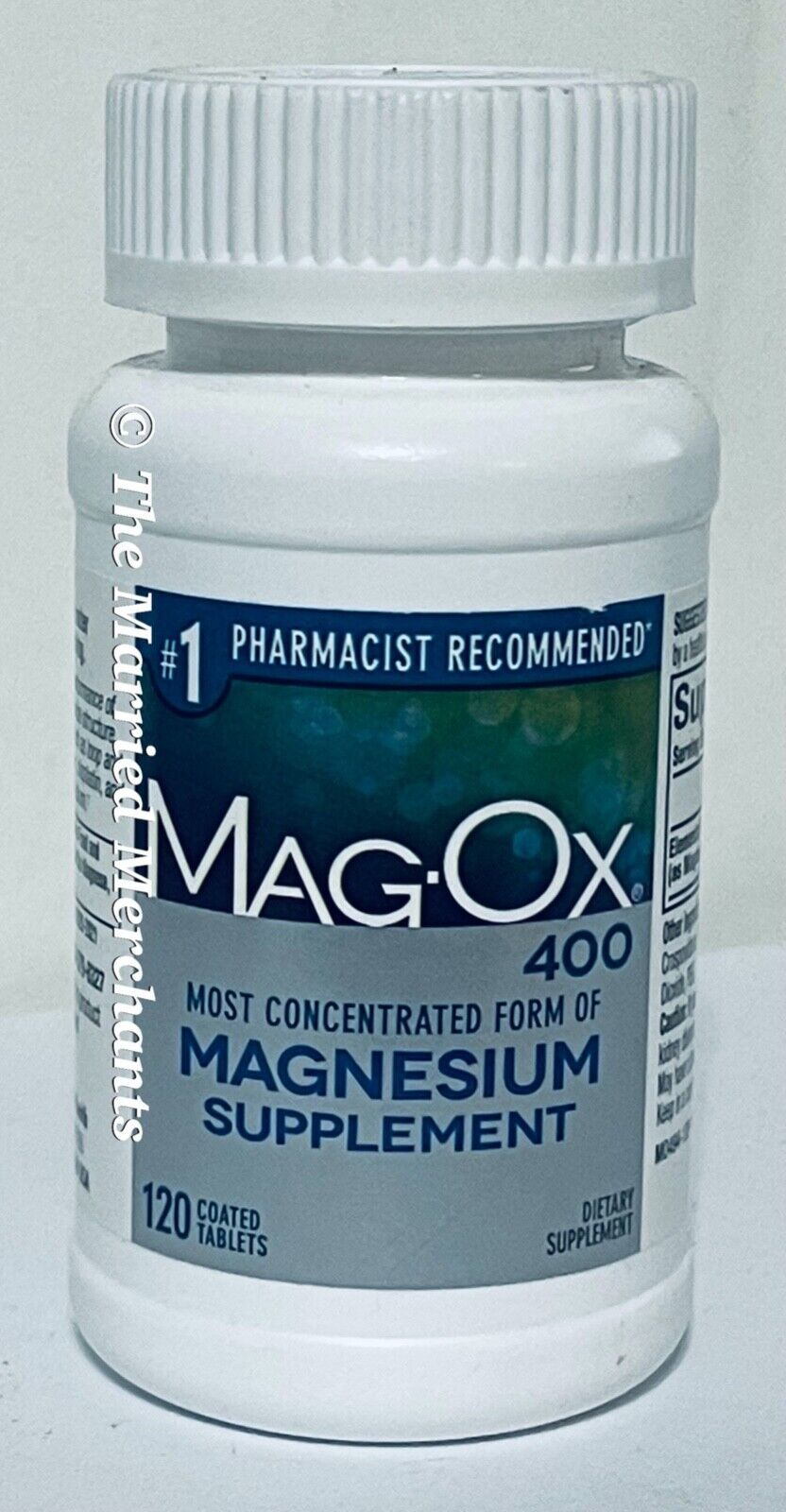 MagOx Mag-Ox 400 Concentrated Magnesium Supplement 120 tablets 2/2024 ...