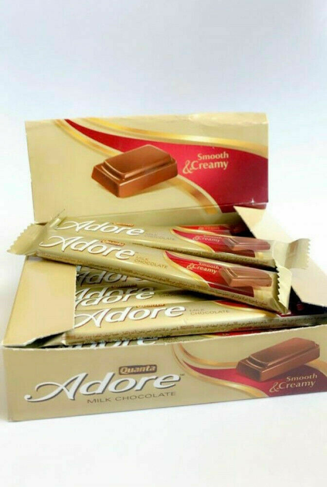 Adore Milchschokolade glatt cremig 24 Packungen Süßigkeiten Gebäck ...