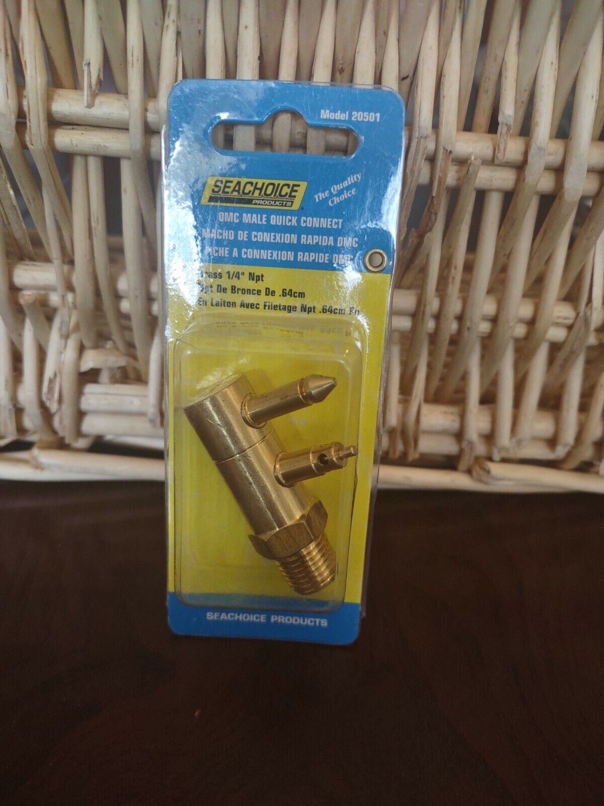 Johnson and Evinrude Male Quick Connect Fuel Tank Fitting for Boats ...