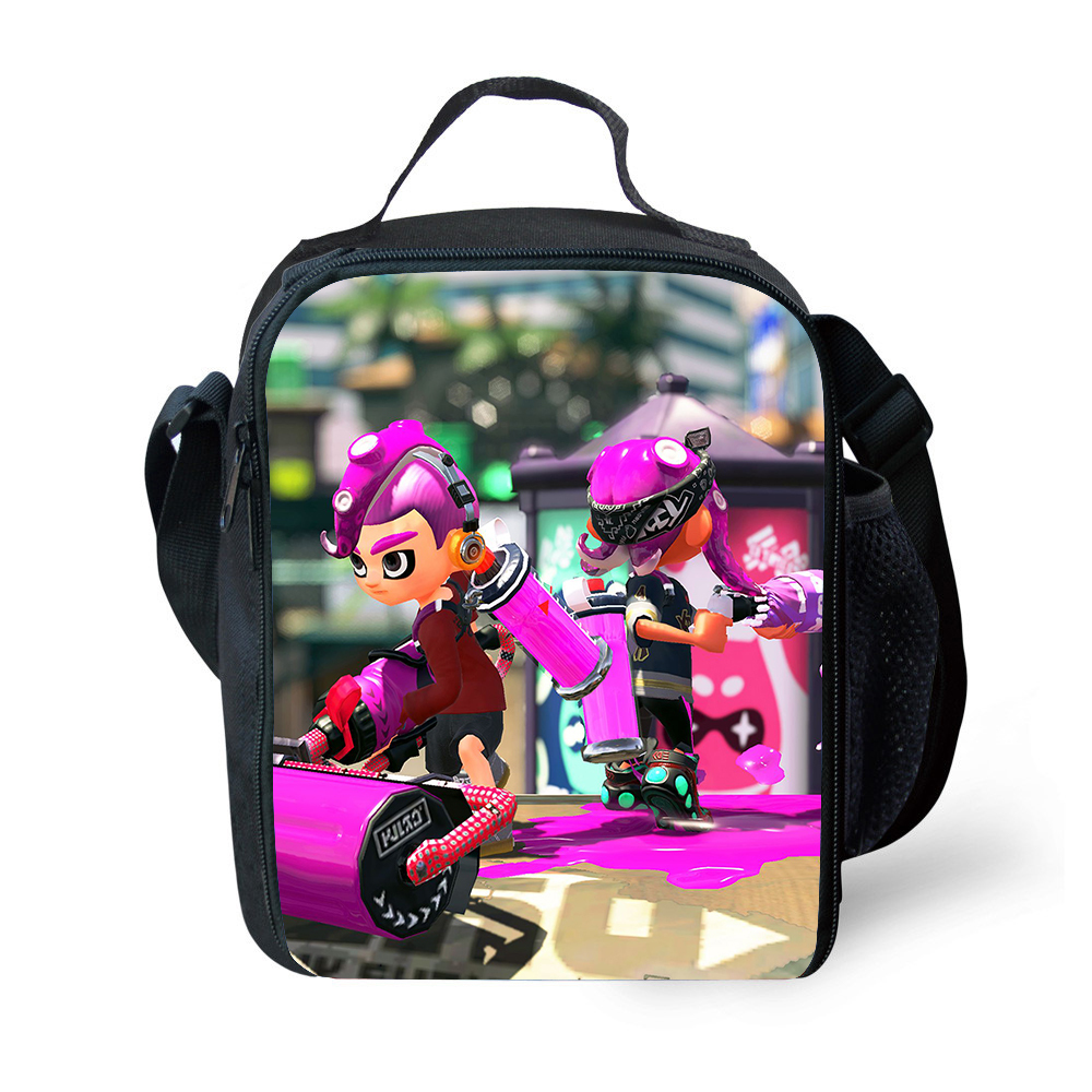 WM Splatoon 2 Lunch Box Lunch Bag Kid Adult Fashion Classic Bag B ...