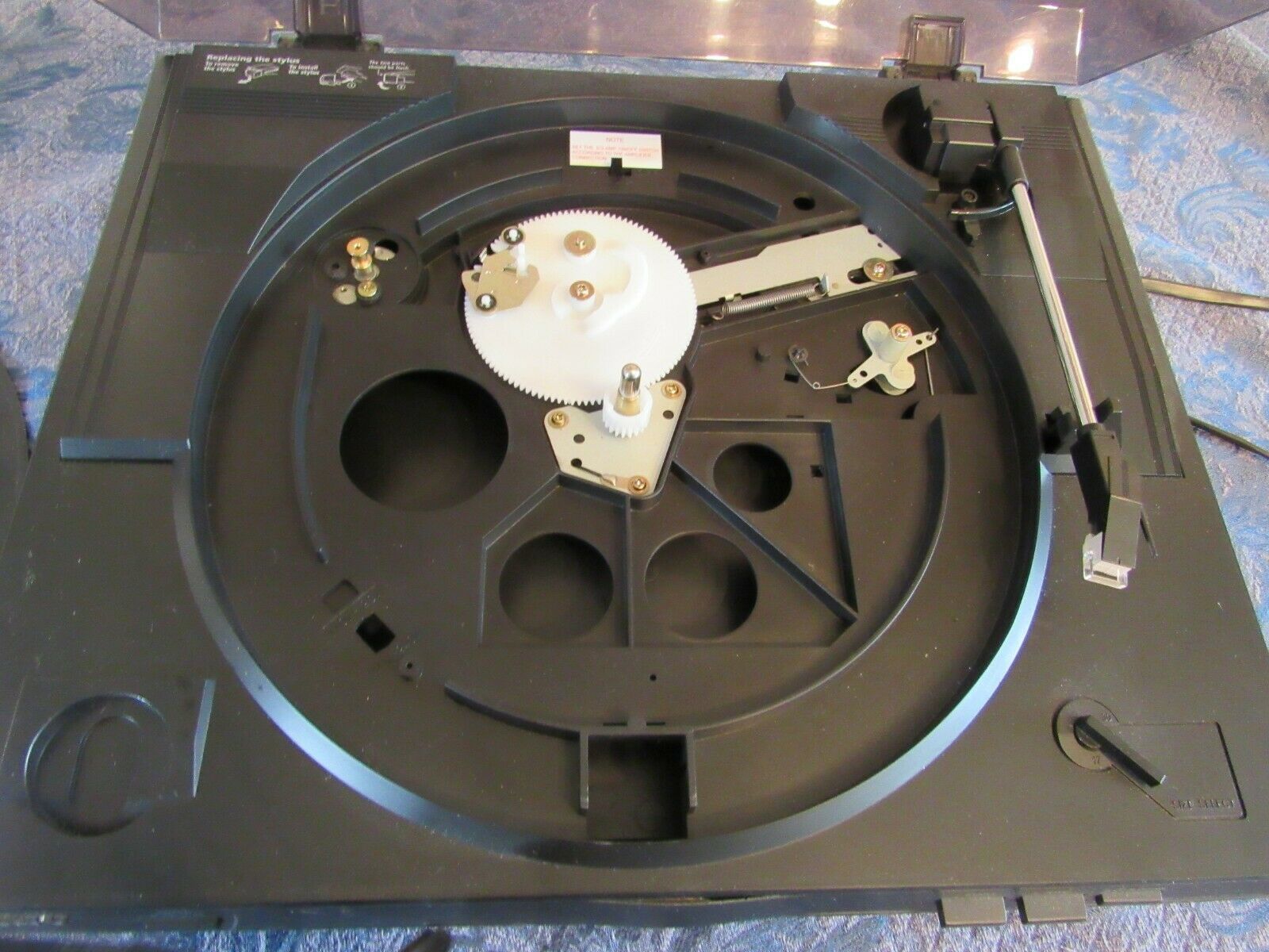 Vtg Sony PS-LX250H Automatic Stereo Belt-Drive Turntable System Parts ...