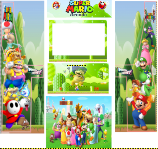 Microcenter 32" Full Arcade Mario Multimix Retro Arcade/Arcade Cabinet ...