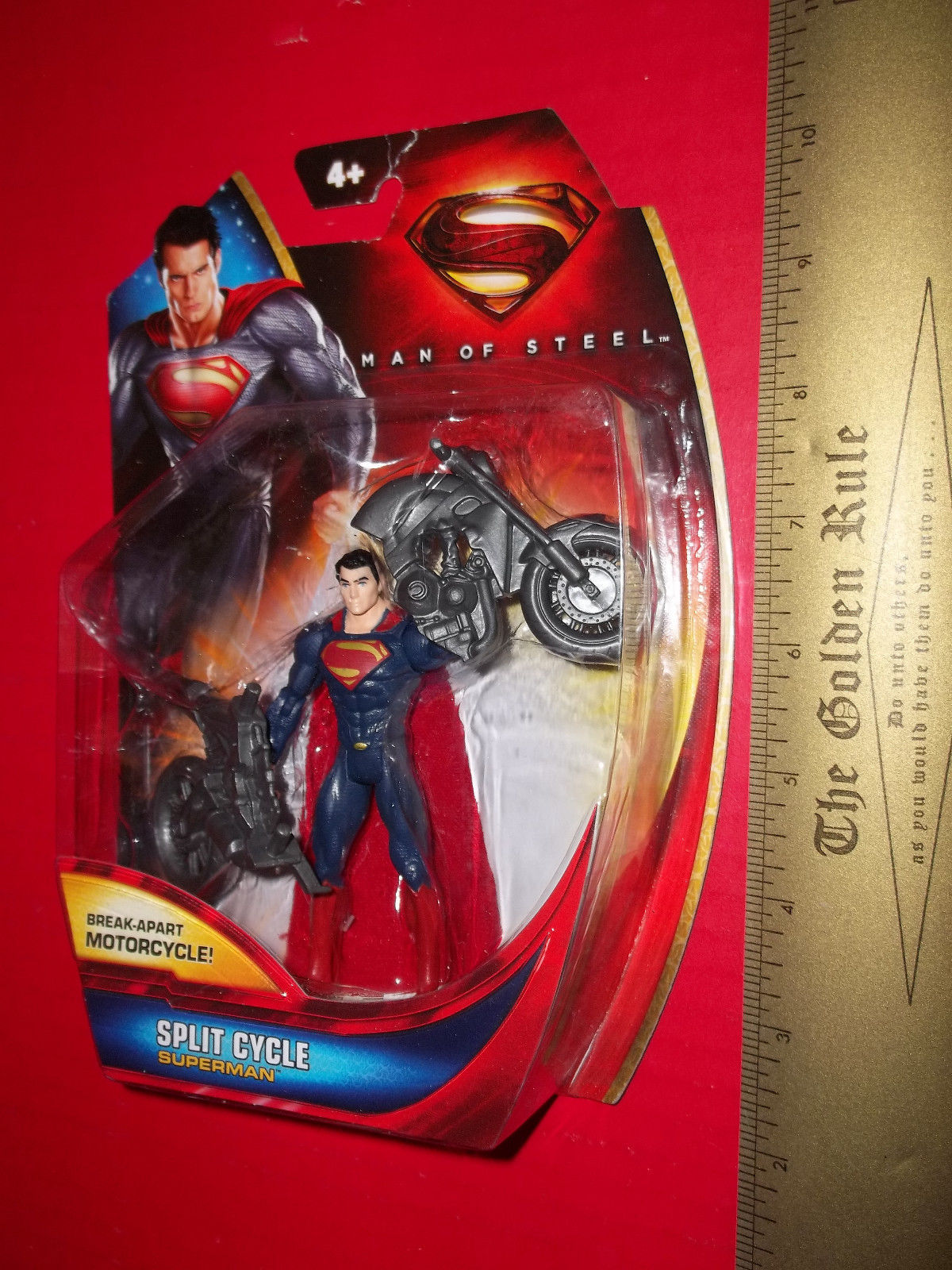 Superman Action Figure Toy Super Man Comic Cartoon Split Cycle New ...