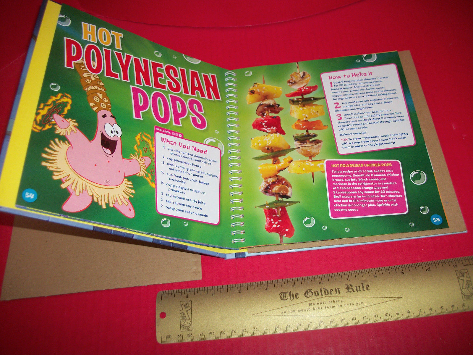 SpongeBob Cook Book Nick Sponge Bob Kitchen and 50 similar items