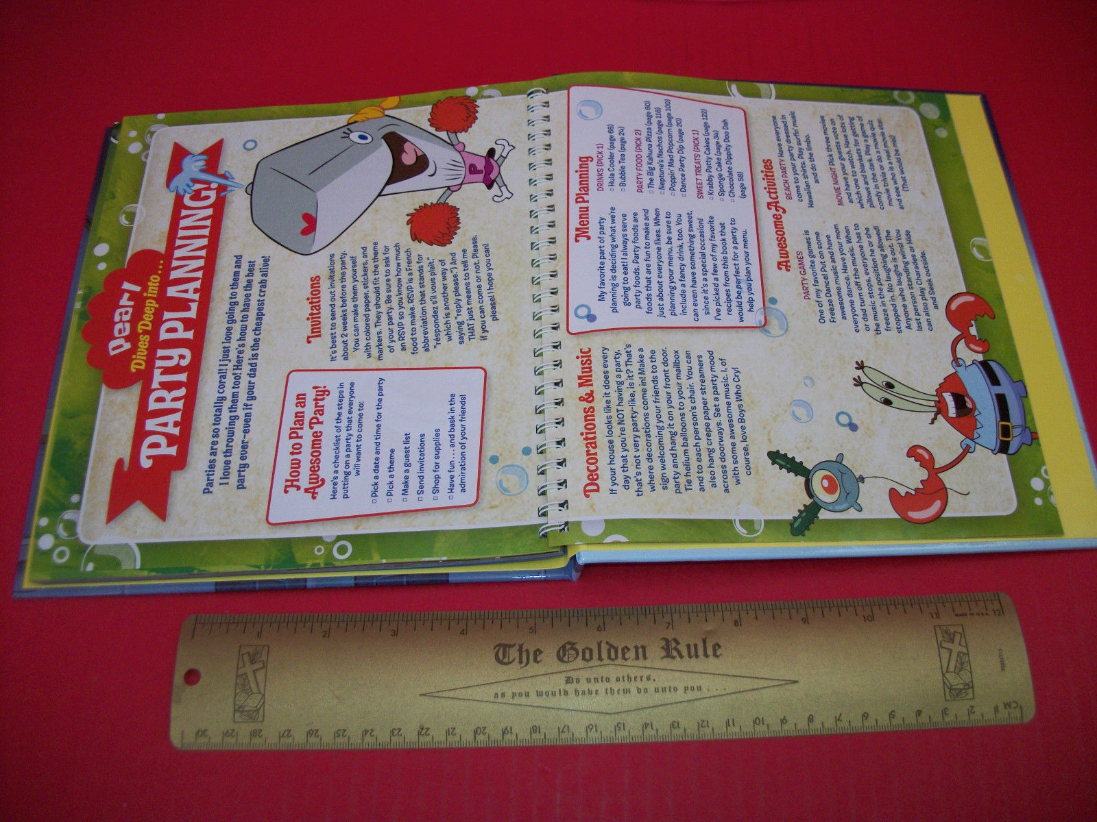 SpongeBob Cook Book Nick Sponge Bob Kitchen and 50 similar items