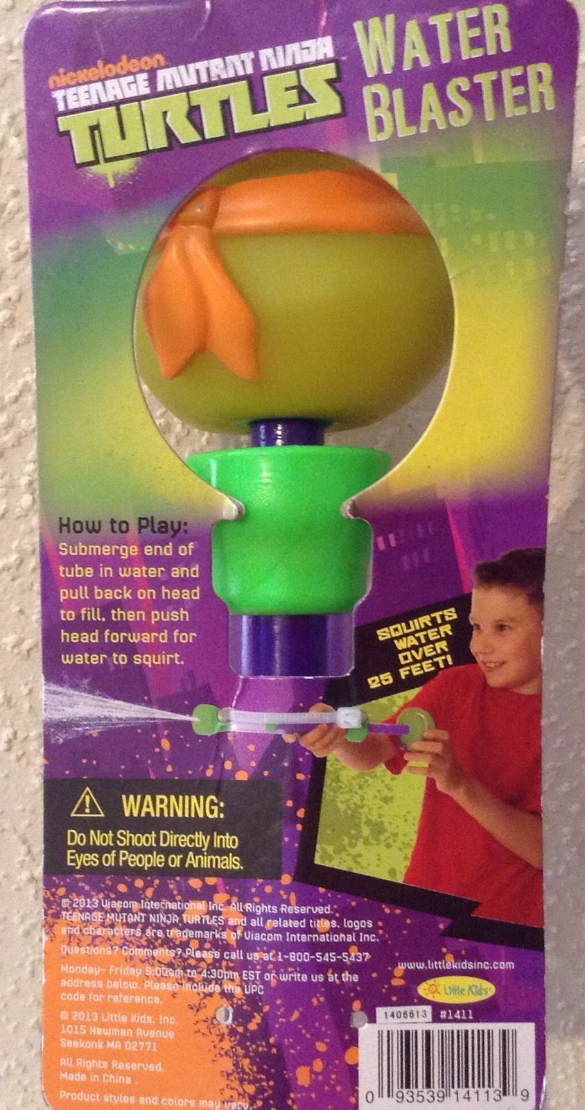 Teenage Mutant Ninja Turtles Water Blaster, Michelangelo Fun Easter ...