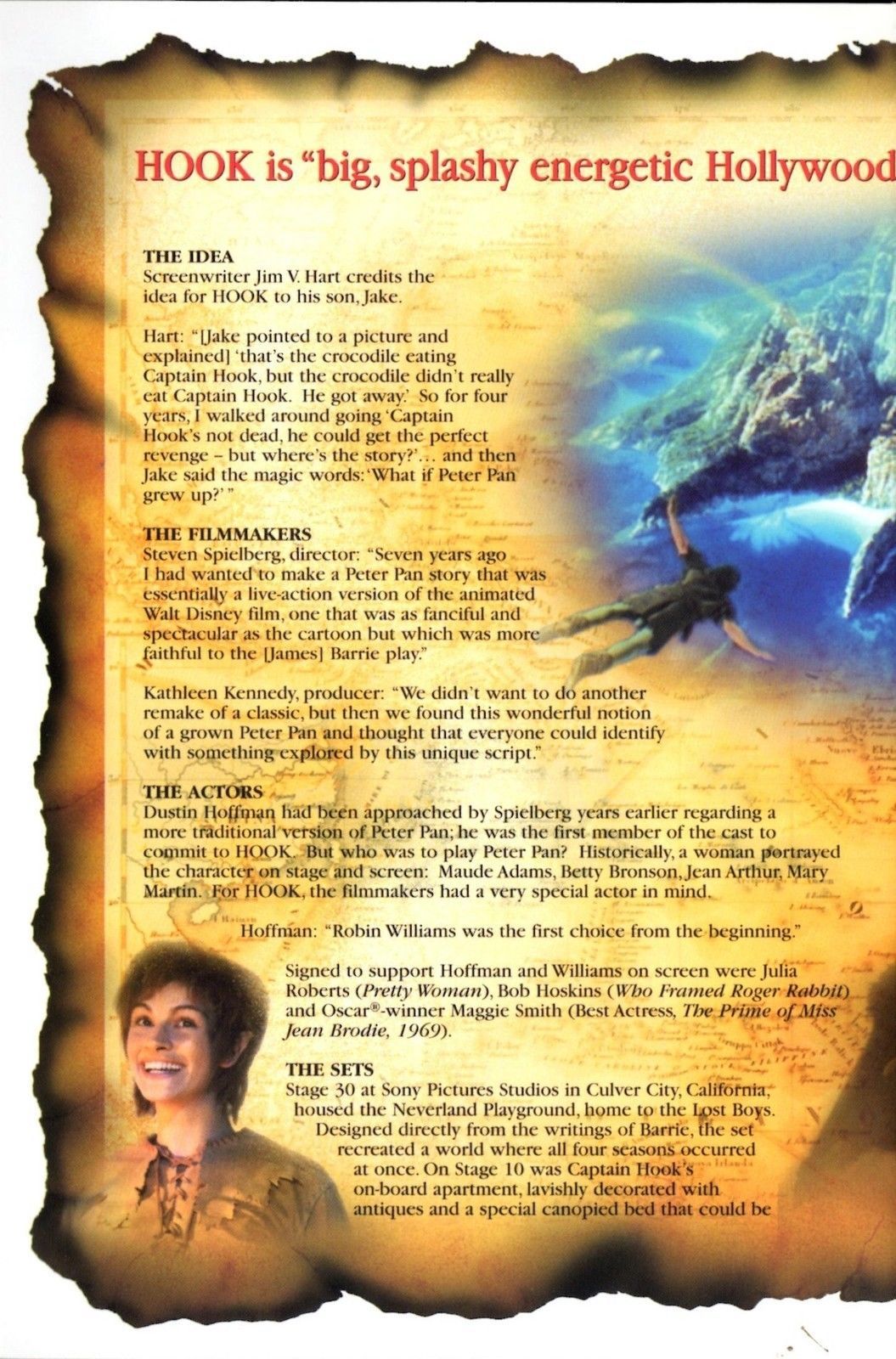HOOK ROBIN WILLIAMS JULIA ROBERTS LTBX DVD RARE - DVD, HD DVD & Blu-ray