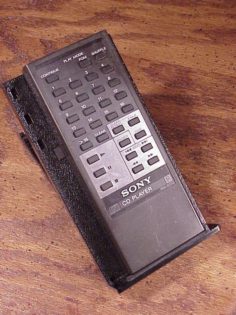 Sony CD Player Remote Control, no. RM-D170, used, cleaned and tested ...