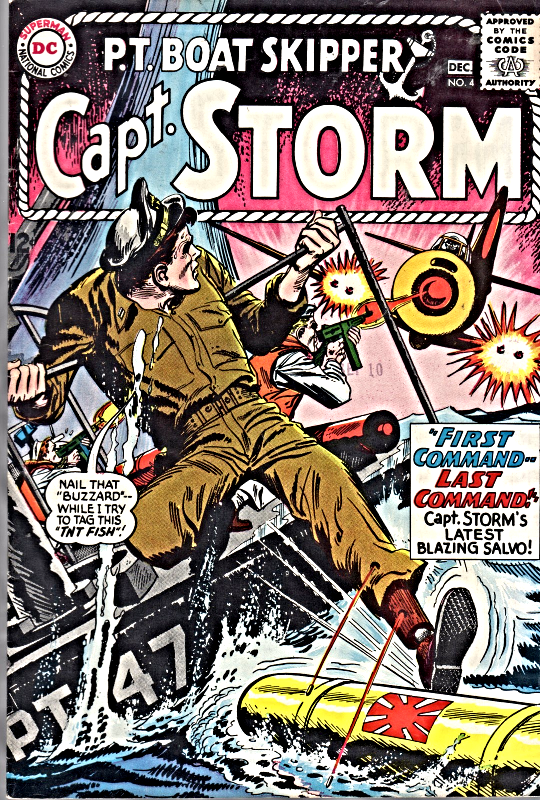 P.T. Boat Skipper Capt. Storm Comic Book #4, DC Comics 1964 - Comics ...