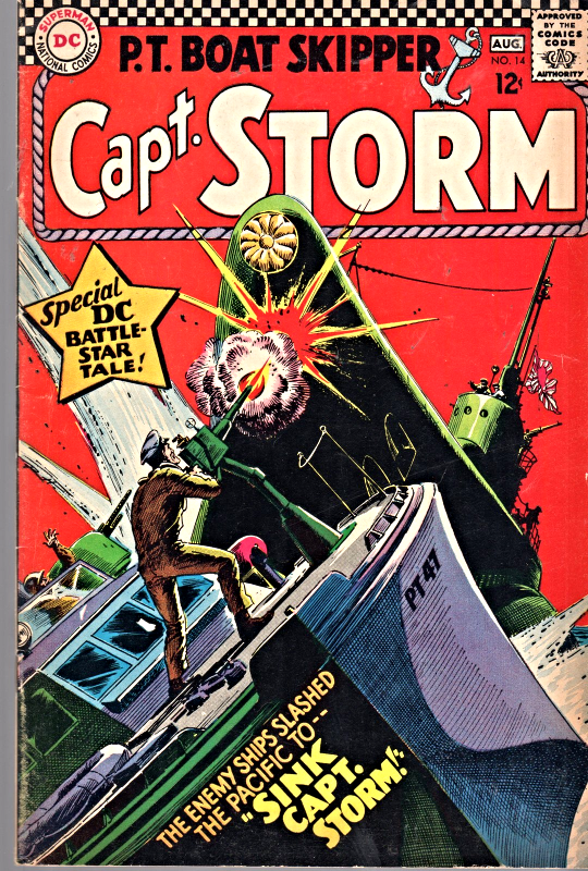 Capt. Storm, P. T, Boat Skipper # 14 -DC Comic – July-August 1966 ...