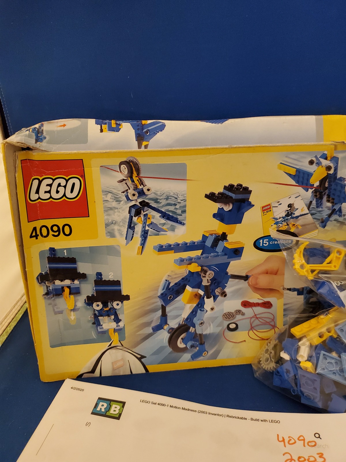 LEGO Make and Create Inventor Set Motion Madness 4090 - LEGO (R ...