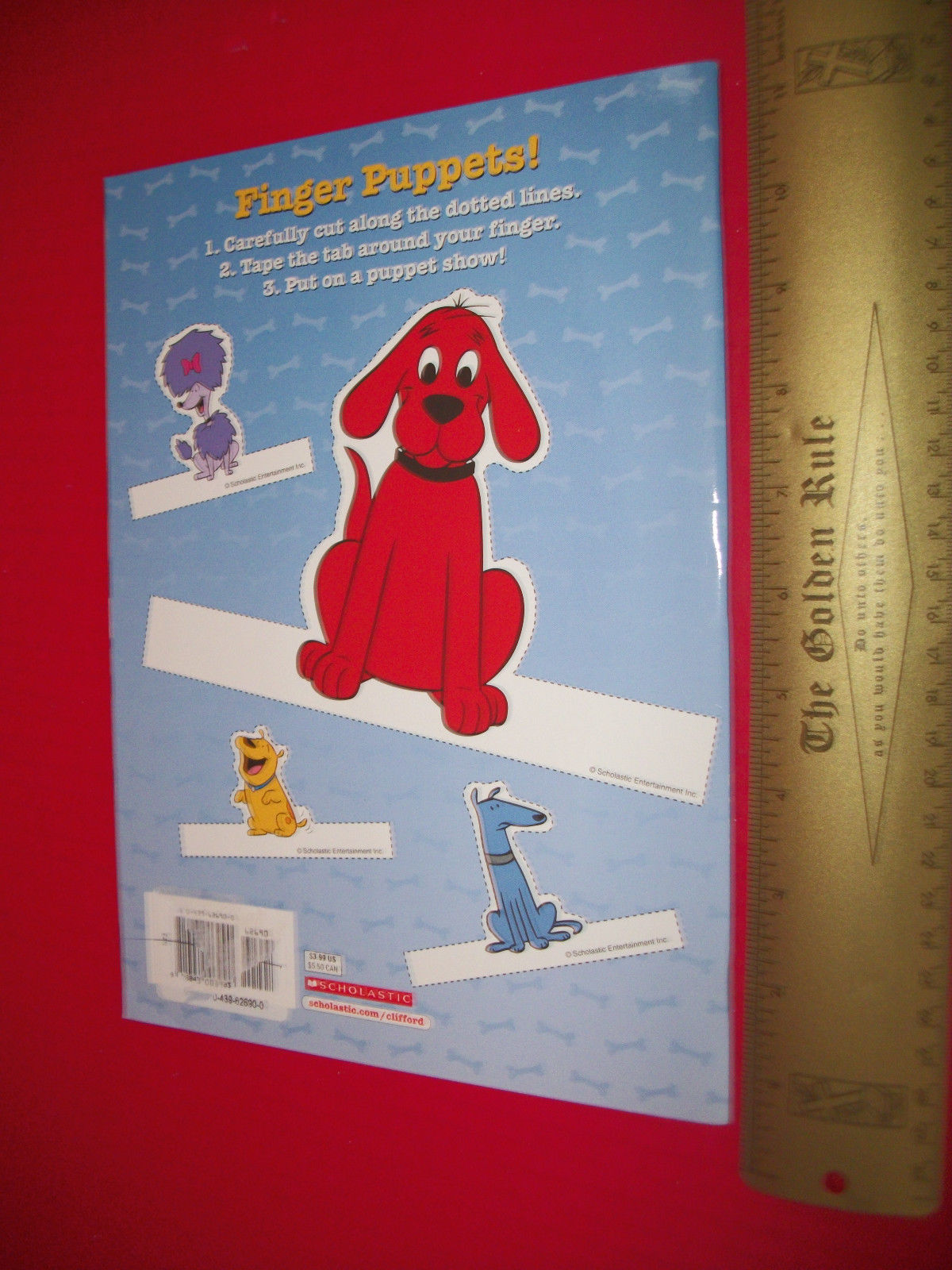 Clifford Big Red Dog Sticker Craft Toy and 50 similar items