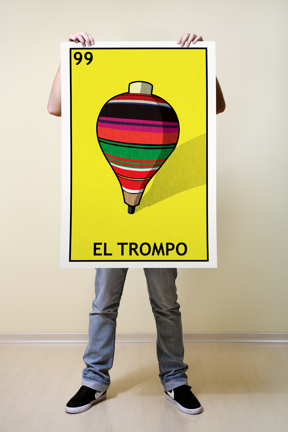 El trompo- lotería - lottery - Prints