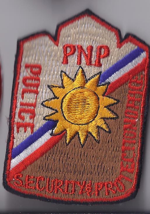 PHILIPPINE PATCH: POLICE PNP SECURITY & PROTECTION OFFICE - DVDs & Blu ...