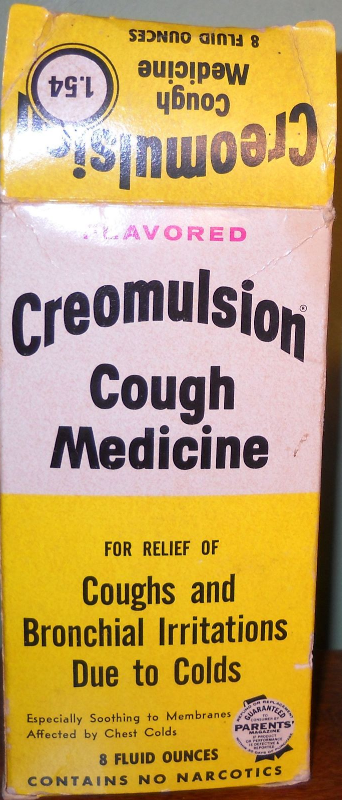 Vintage Creomulsion Cough Medicine Bottle In Original Box! 1955-1970 ...