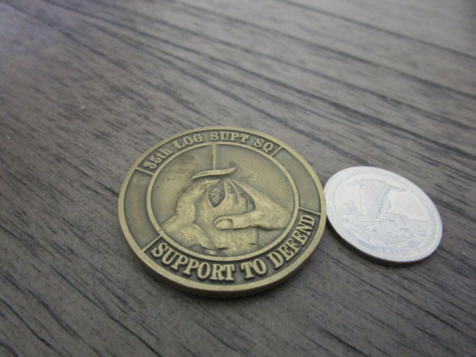 USAF 35th Logistics Squadron Misawa Air Base Japan Challenge Coin #2940 ...