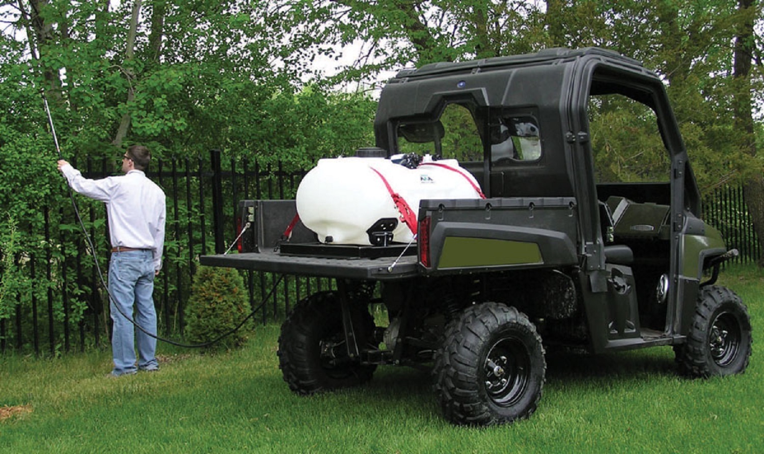 ATV, UTV, Skid Sprayer 60 Gallon with 3 GPM Shurflo Pump - Yard, Garden ...