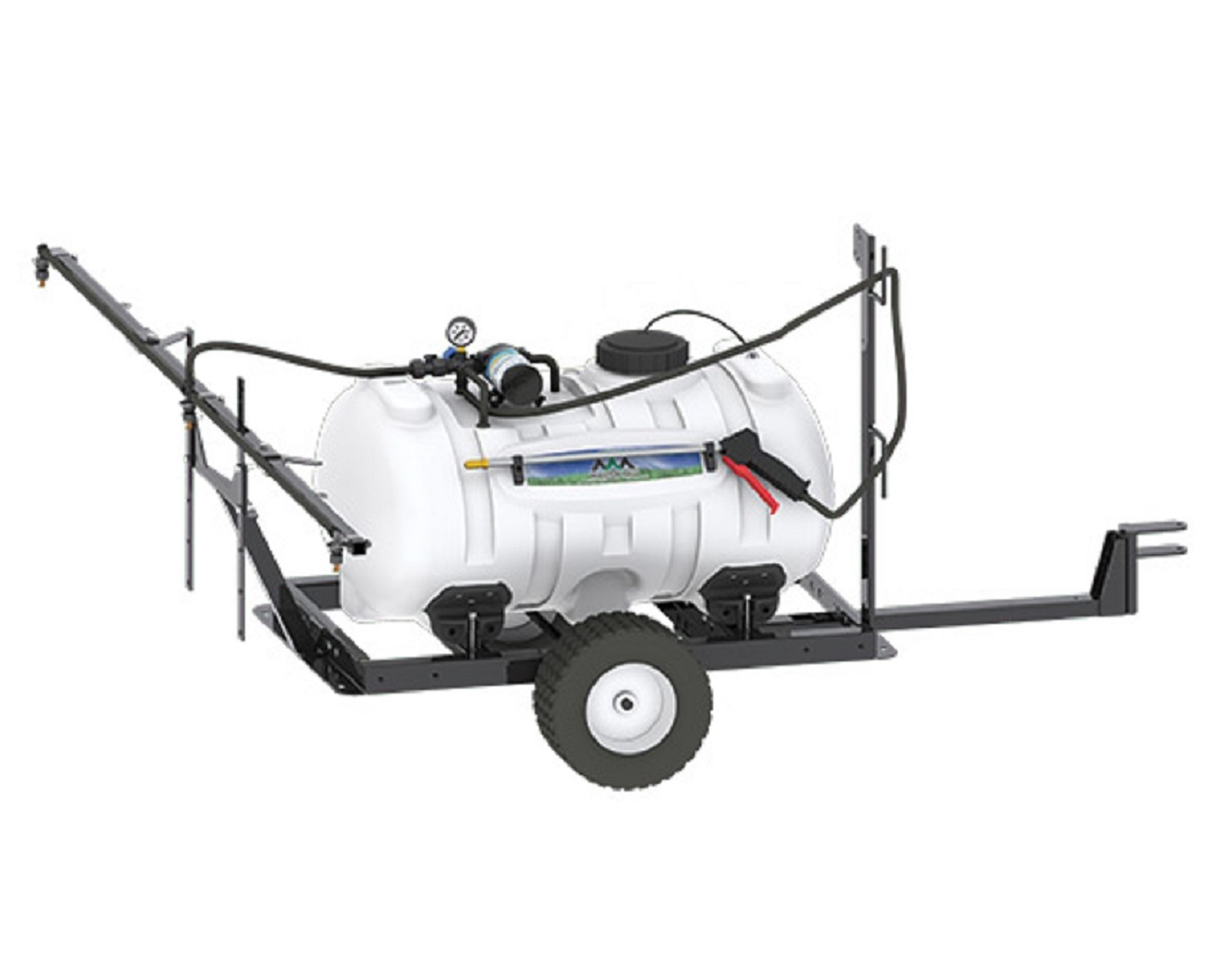 Lawn Sprayer 60 Gallon 10 ft Boom Trailer - Outdoor Power Equipment
