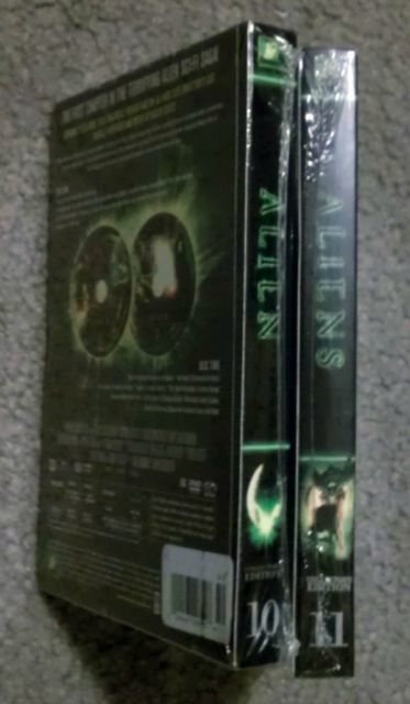PROMETHEUS ALIEN ALIENS Collector Edition Memory Blu Ray DVD lot Ripley ...