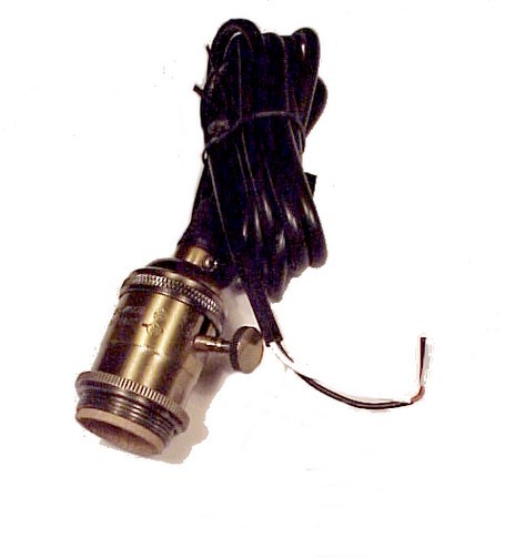 Antiqued Brass Pendant Light Turnkey Uno Socket Medium Base 6 ft 18 ...