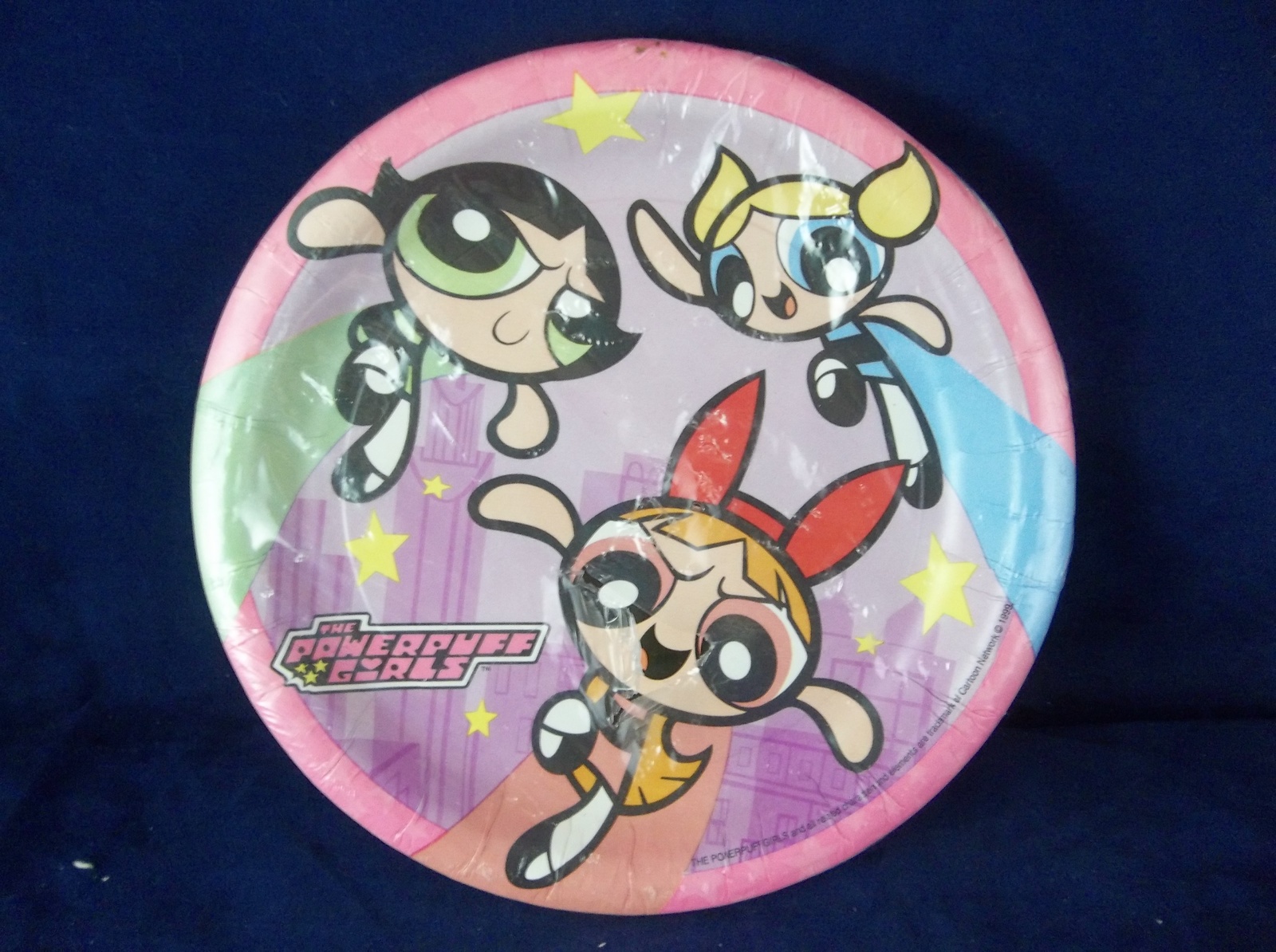 The Powerpuff Girls Vintage 1999 Cartoon Network 7" Paper Dessert ...