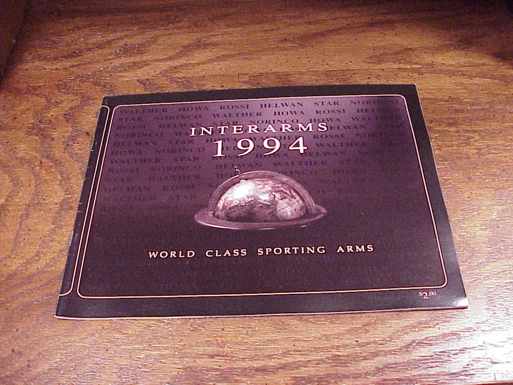 1994 Interarms Firearms Catalog for World Class Sporting Arms - Catalogs