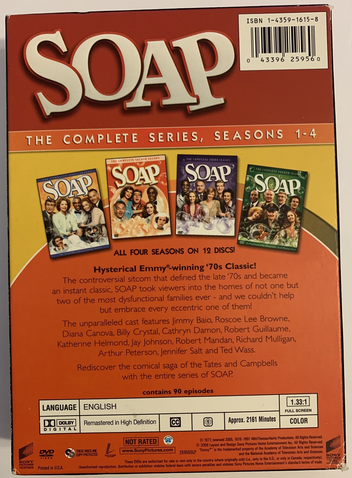 Soap - The Complete Series (DVD, 12-Disc Box Set, 90 Episodes ...