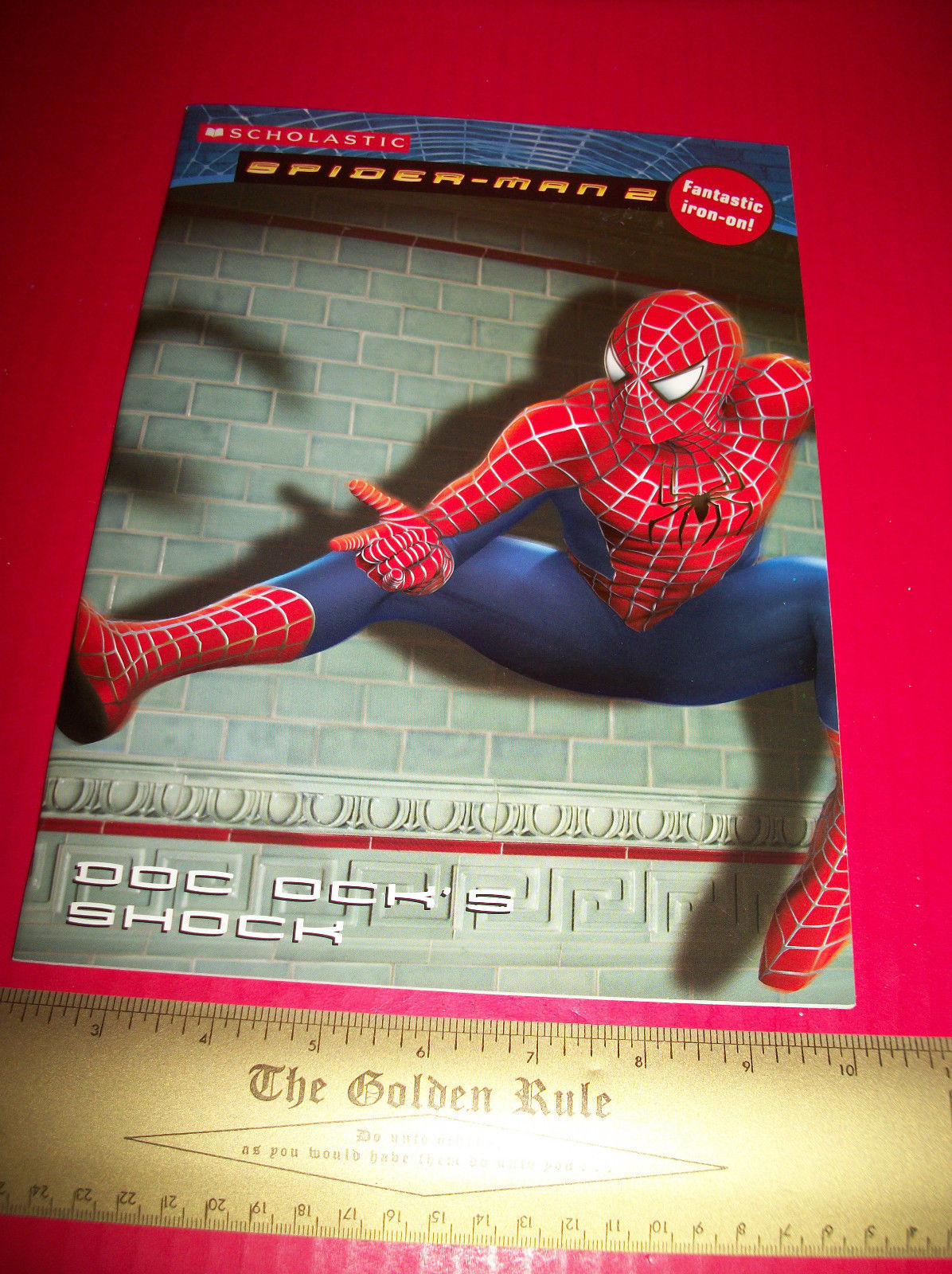 Spiderman Activity Book Toy Spider-Man 2 Scholastic Doc Ock Shock Craft ...