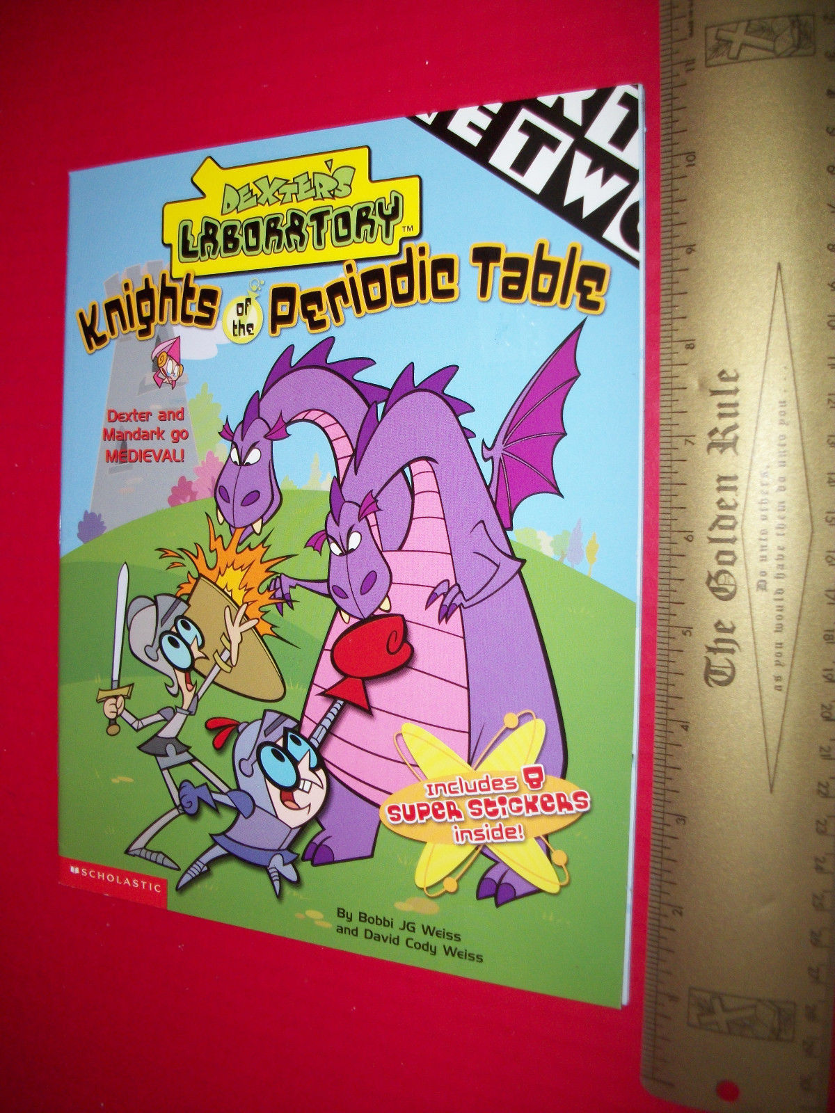 Scholastic Cartoon Activity Book Dexter Laboratory Knights Story ...