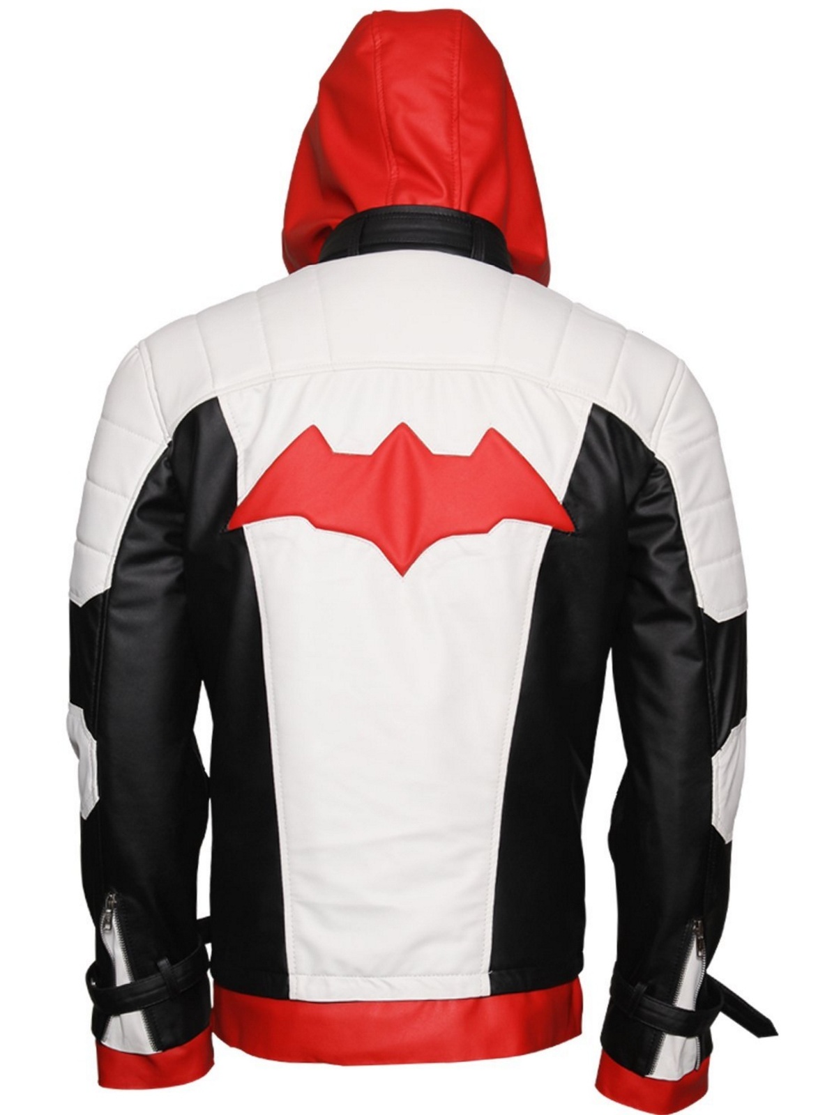 BATMAN ARKHAM KNIGHT GAMING RED HOOD LEATHER JACKET WITH VEST - Coats ...