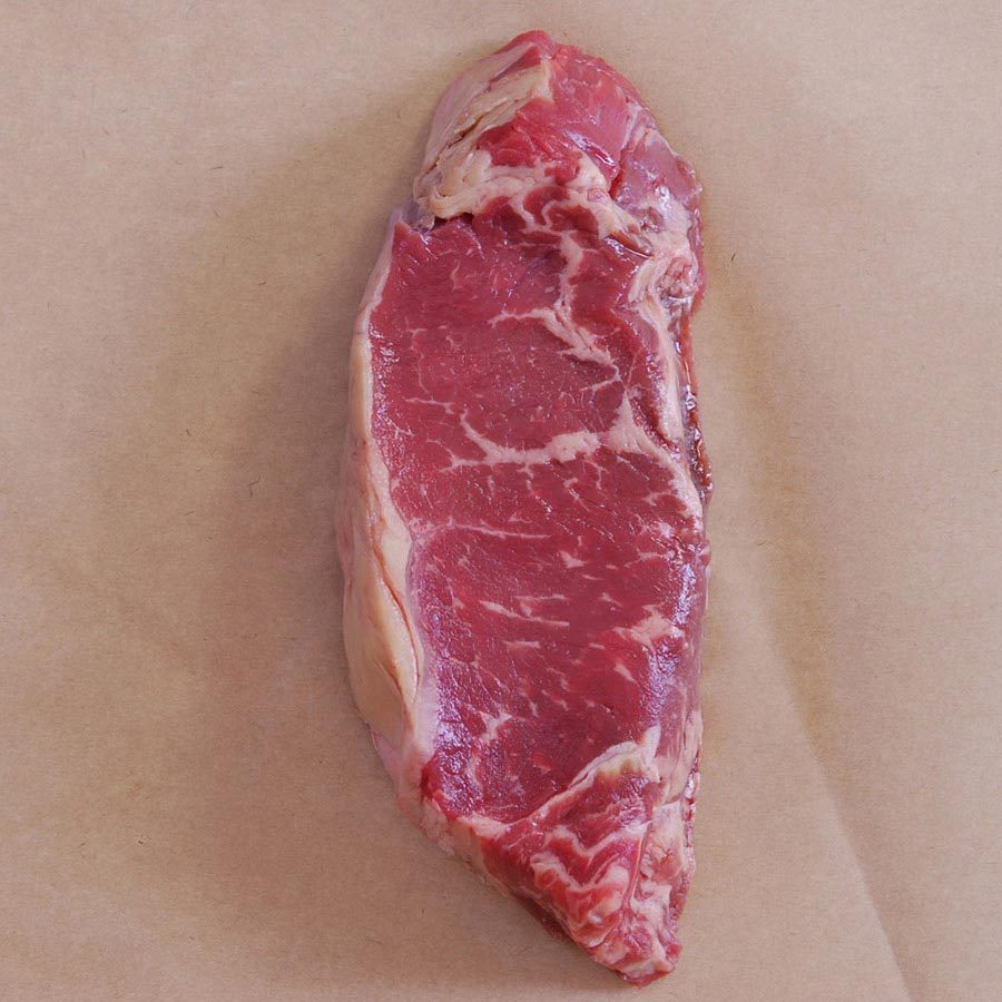 Grass Fed Beef Strip Loin, Cut To Order - 10 lbs, 1 3/4-inch steaks ...